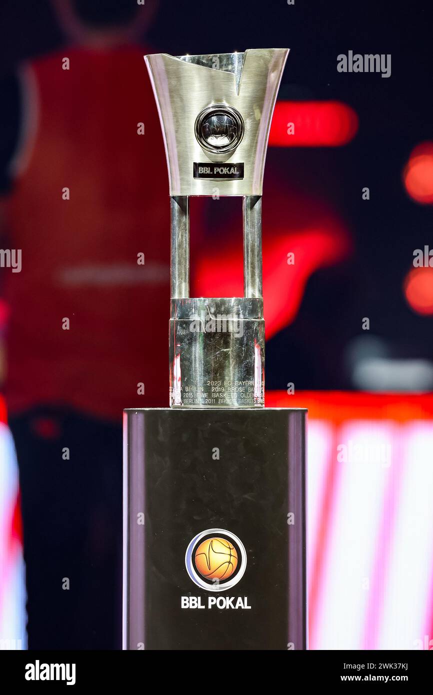 Munich, Germany. 18th Feb, 2024. Basketball: BBL Cup, Bayern Munich ...