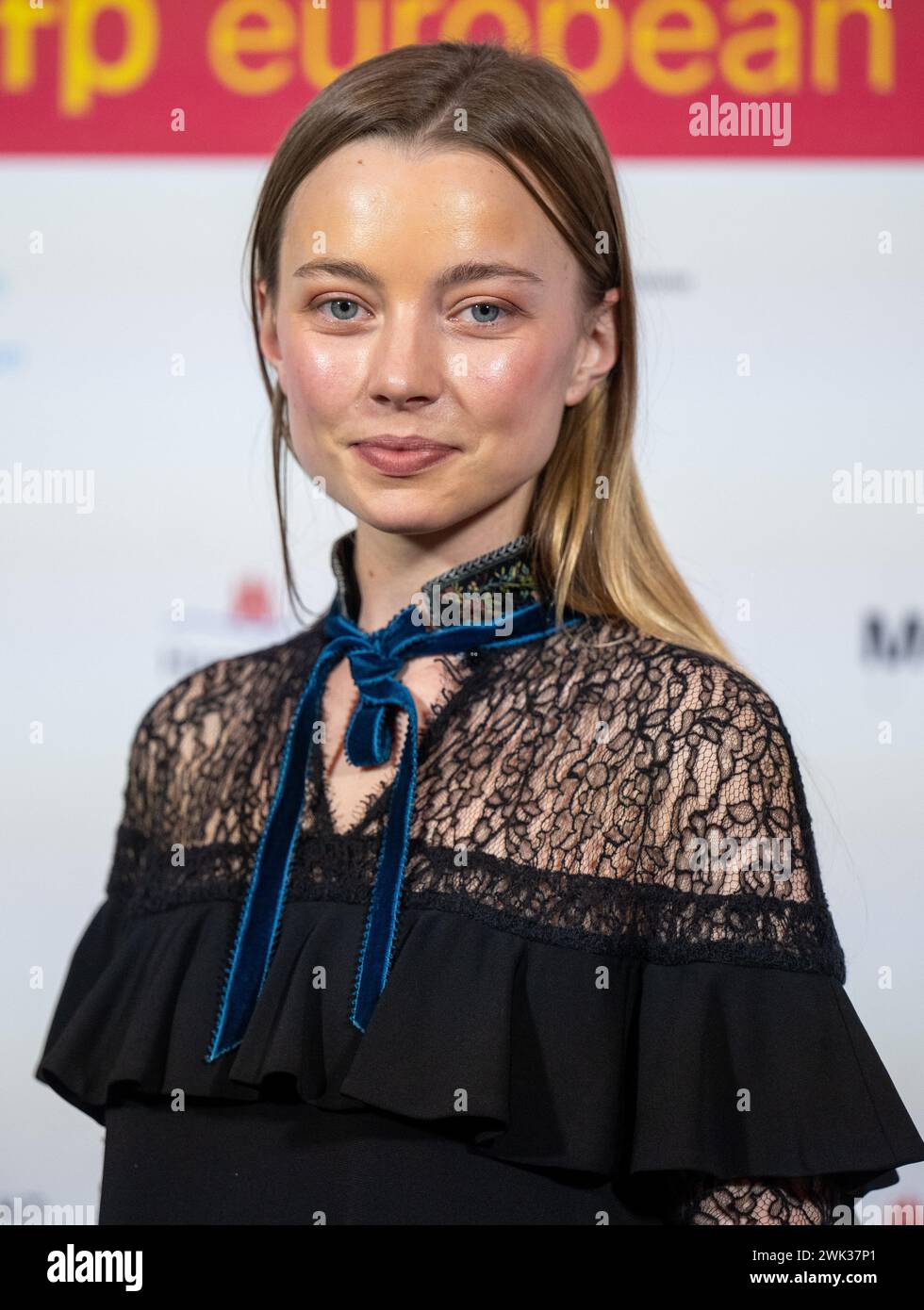 18 February 2024, Berlin: Kamila Urzedowska, actress from Poland ...