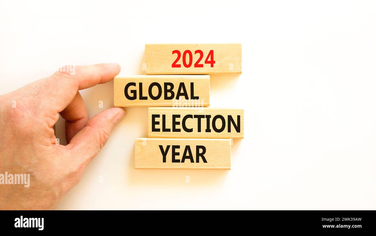 2024 global election year symbol. Concept words 2024 global election ...