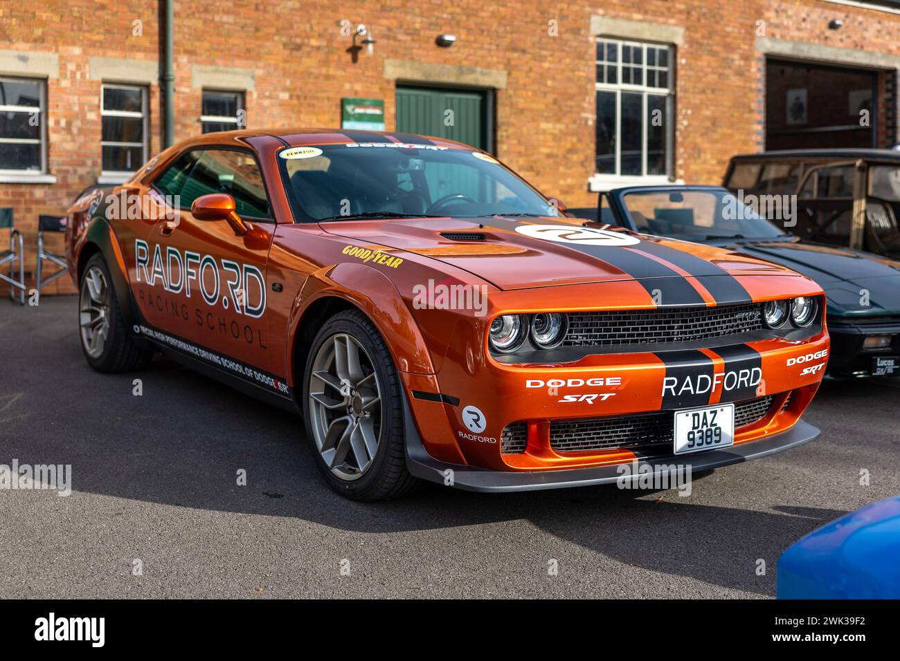 2009 Dodge Challenger SRT, on display at the Bicester Heritage Scramble ...