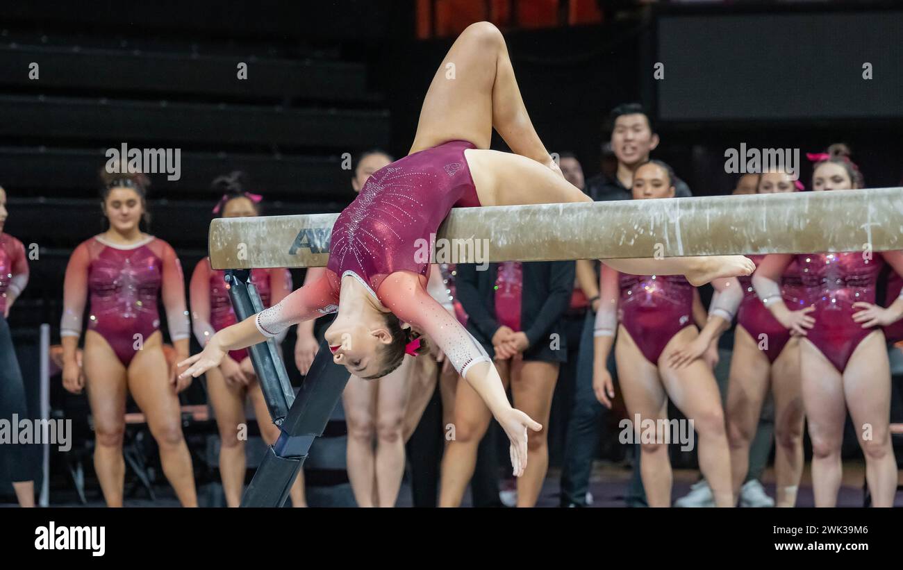 Corvallis, USA. 17th Feb, 2024. Stanford's Brenna Neault tied for ...