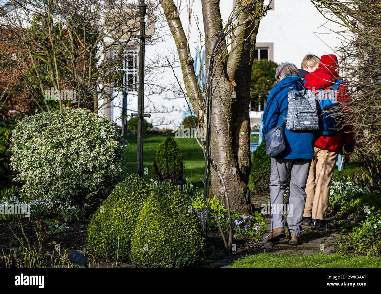 Shepherd House garden, Inveresk, East Lothian, Scotland, UK 18th ...