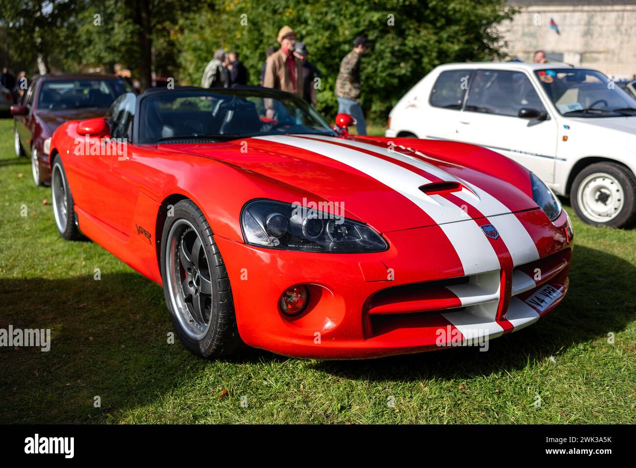 Dodge Viper, on display at the Bicester Heritage Scramble on 8th ...