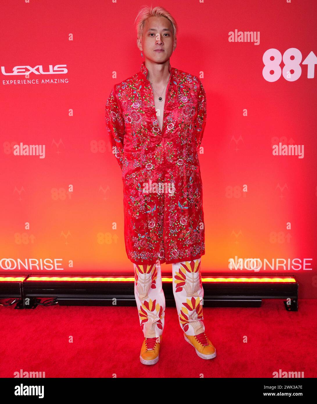 Los Angeles, USA. 17th Feb, 2024. Elephante arrives at the 88rising's ...