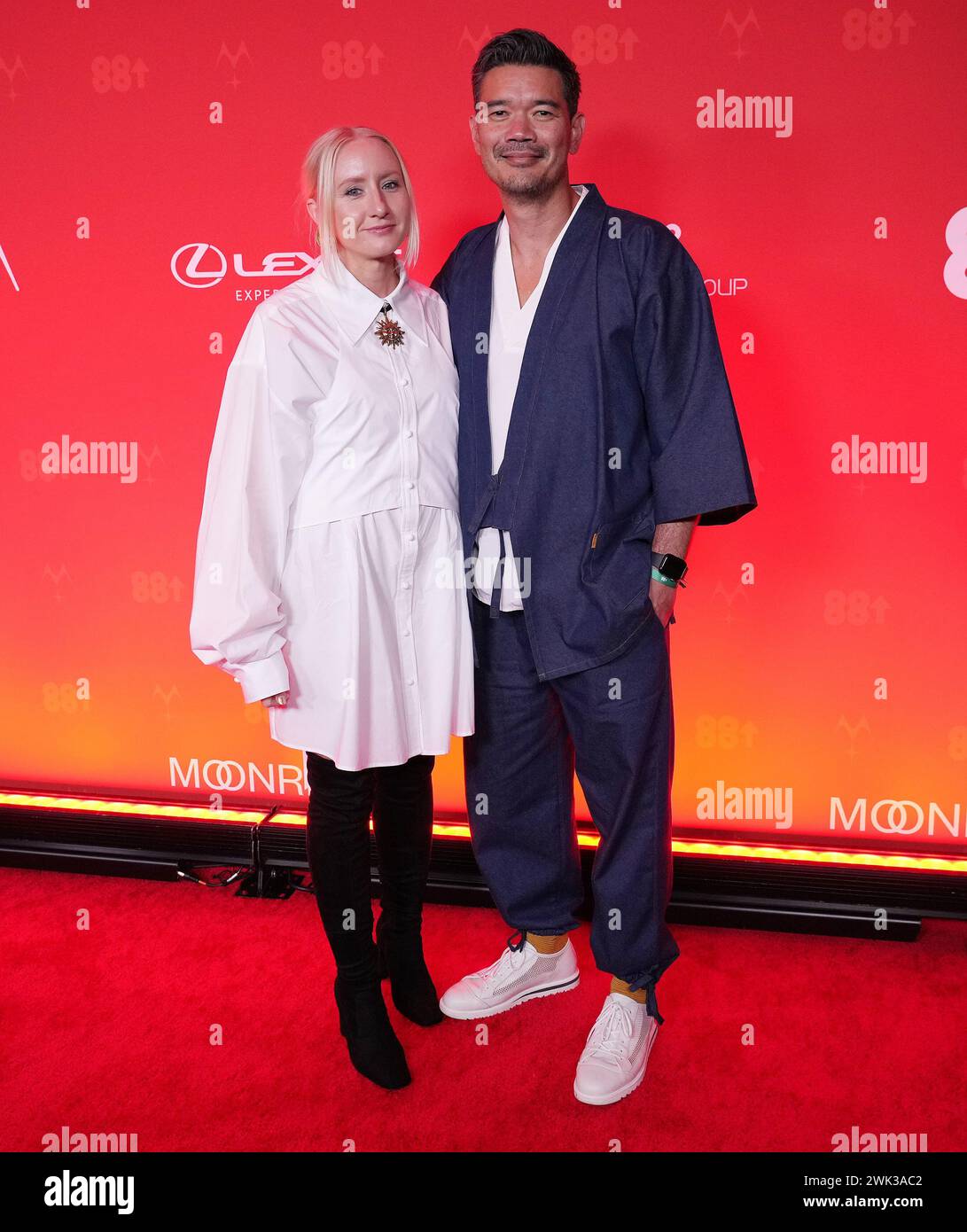 Los Angeles, USA. 17th Feb, 2024. (L-R) Nicola Chapman and Destin ...