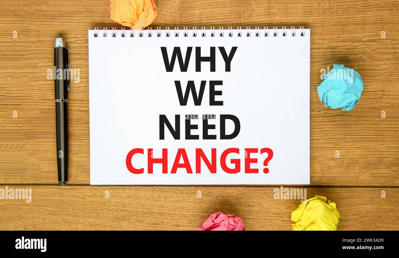 Why we need change symbol. Concept words Why we need change on ...