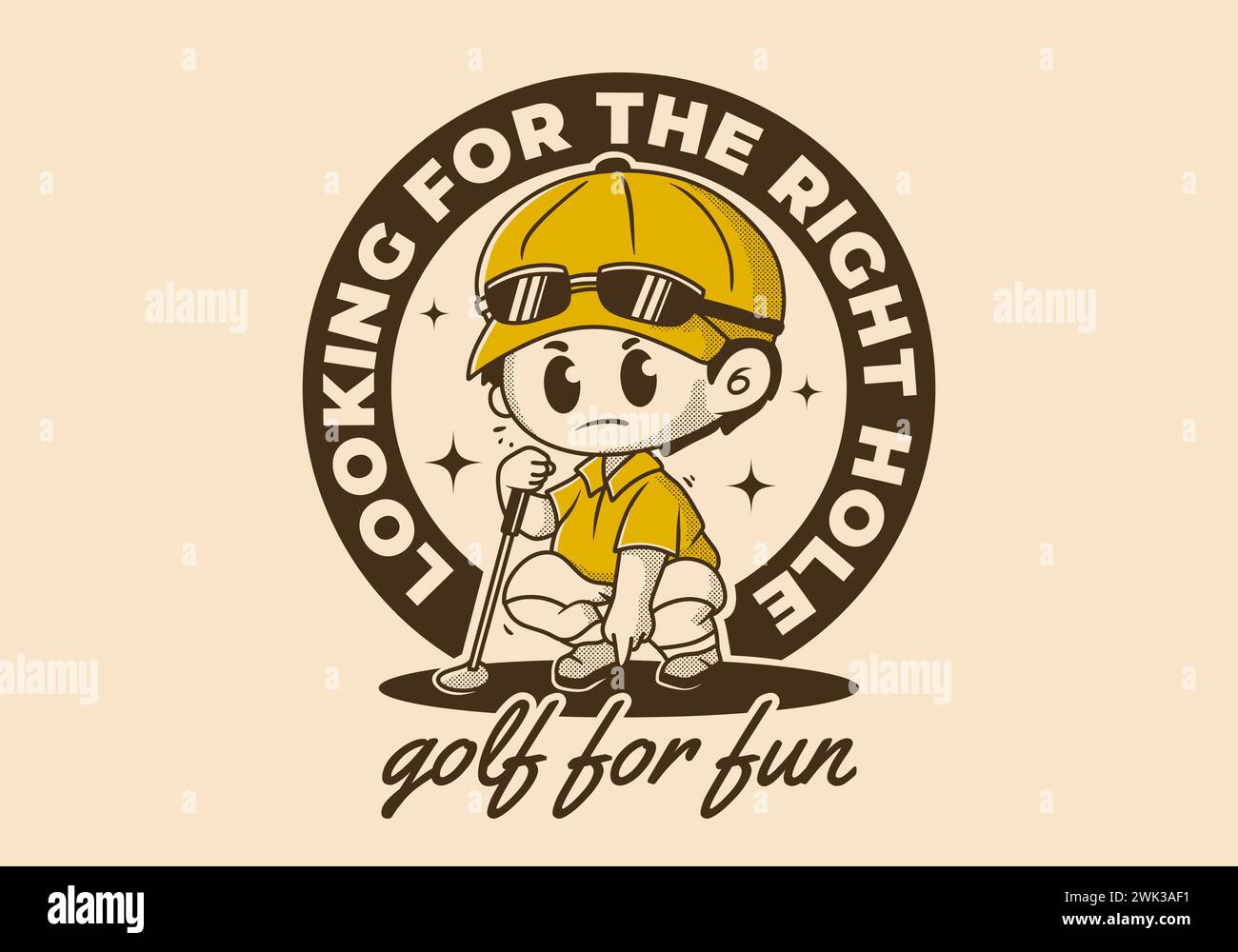Chibi golf hi-res stock photography and images - Alamy