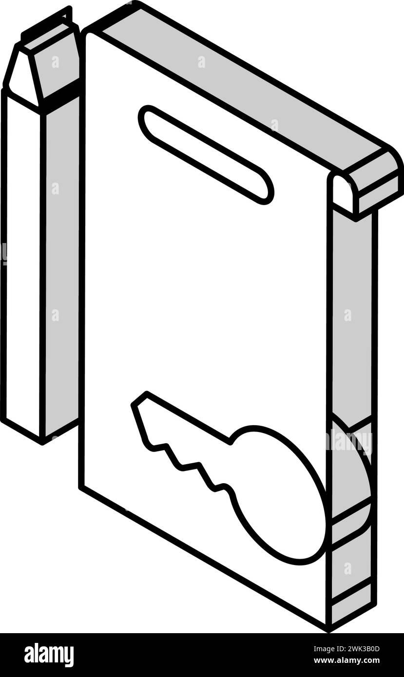 turnkey work agreement isometric icon vector illustration Stock Vector ...