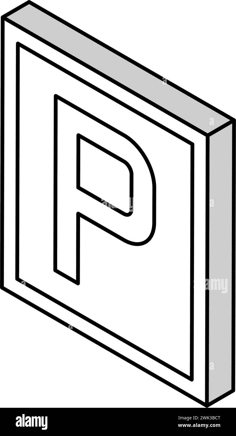 parking sign color icon vector color illustration Stock Vector Image ...