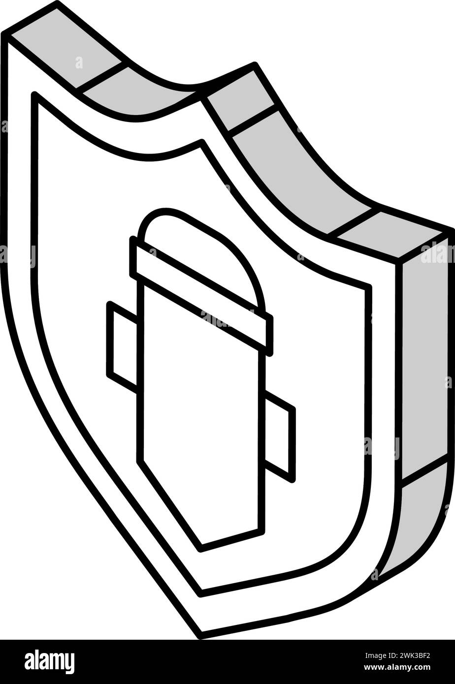 fire station sign isometric icon vector illustration Stock Vector Image ...