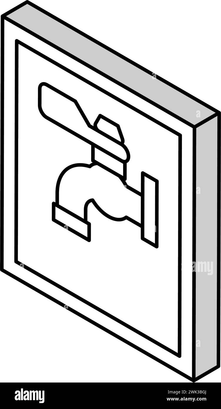 water sign color icon vector color illustration Stock Vector Image ...