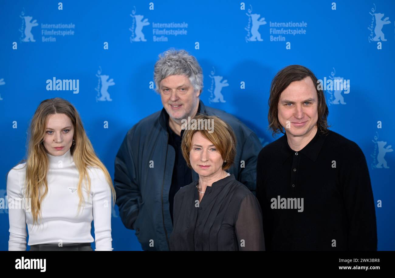 Berlin, Germany. 18th Feb, 2024. Lilith Stangenberg (l-r), actress ...