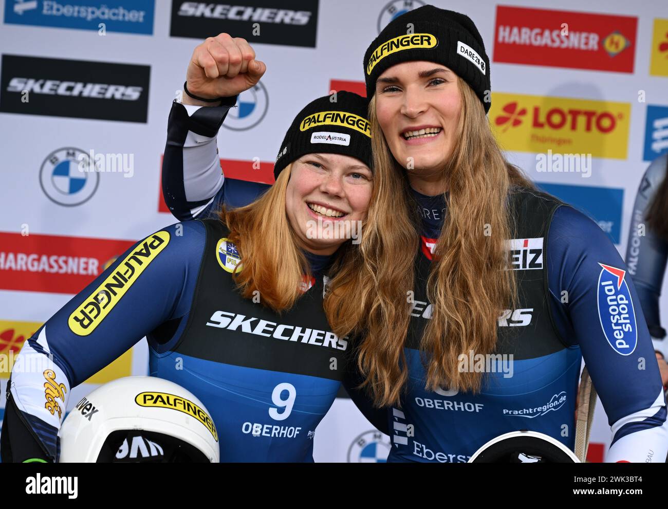 Oberhof, Germany. 18th Feb, 2024. Luge: World Cup, doubles, sprint ...