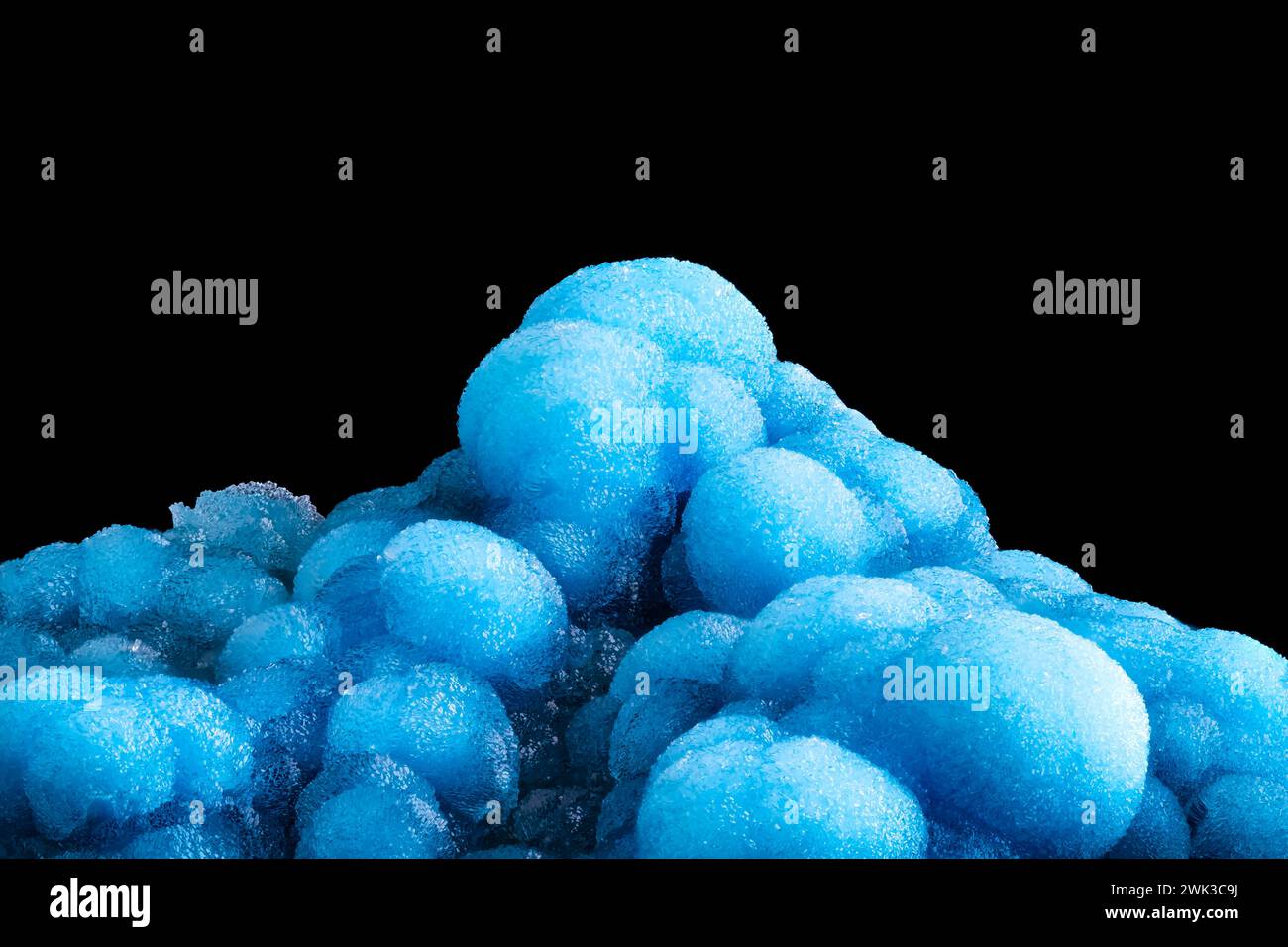 blue Hemimorphite macro photography. From Congo. detail texture ...