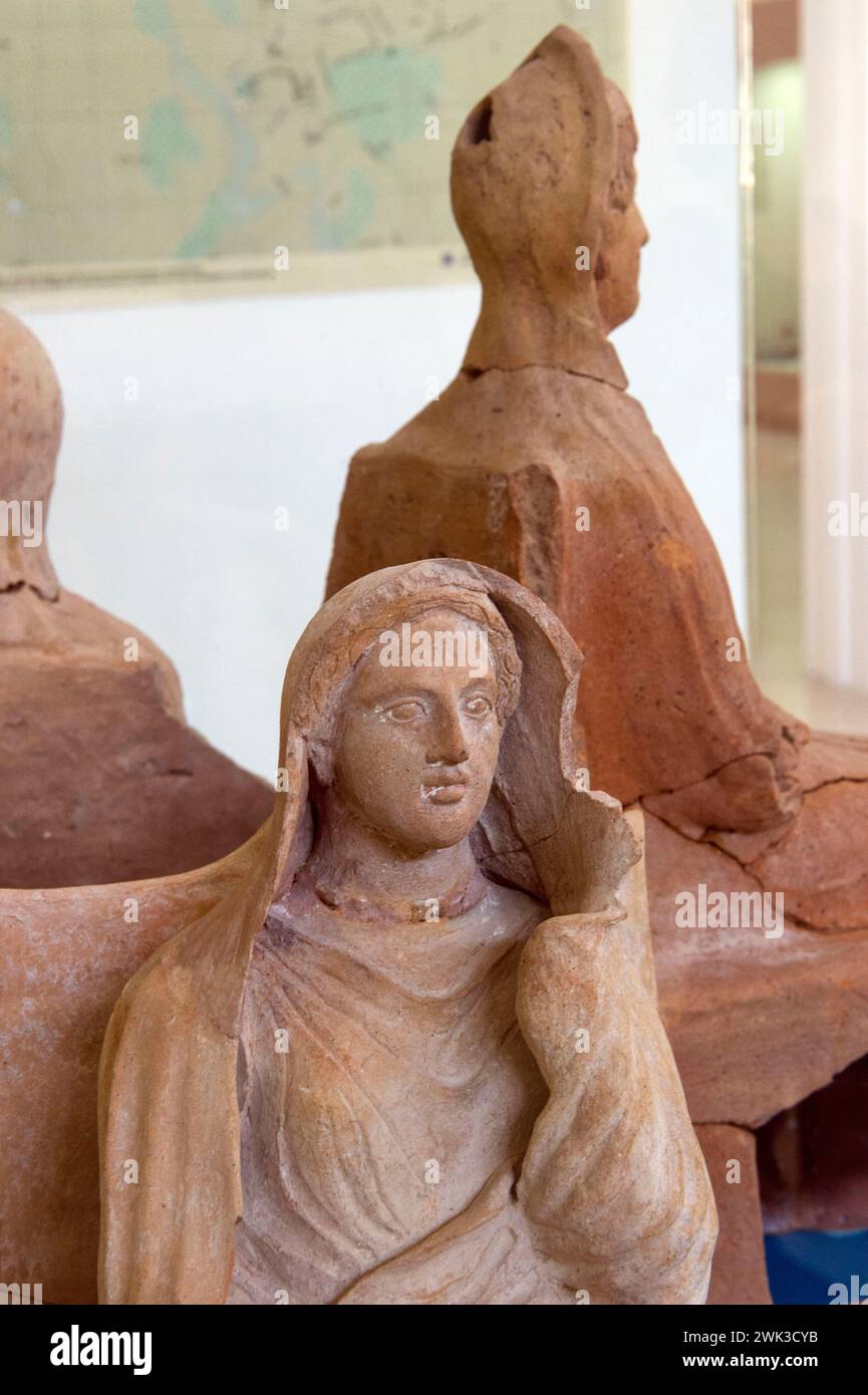 Exhibits in the museum in Polis Stock Photo - Alamy