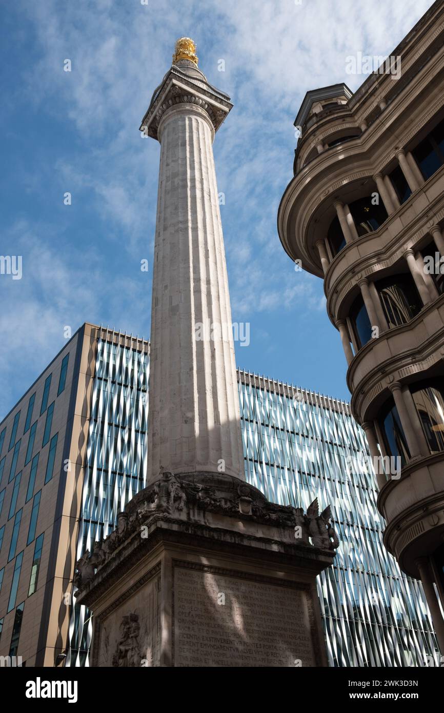 The Monument London Stock Photo - Alamy