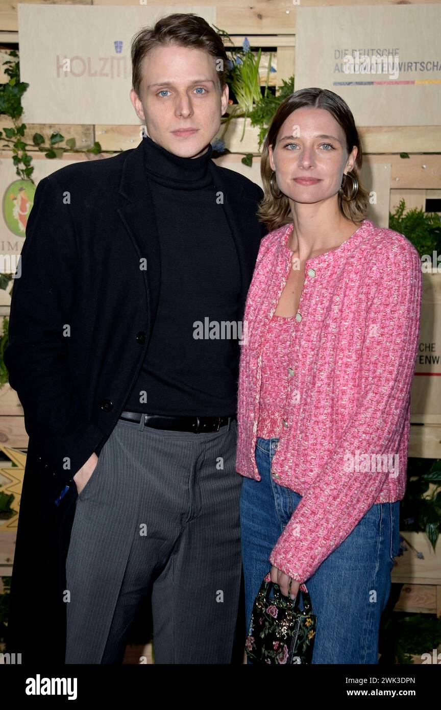 Merlin Rose und Svenja Jung bei der Medienboard Party 2024 im Rahmen ...