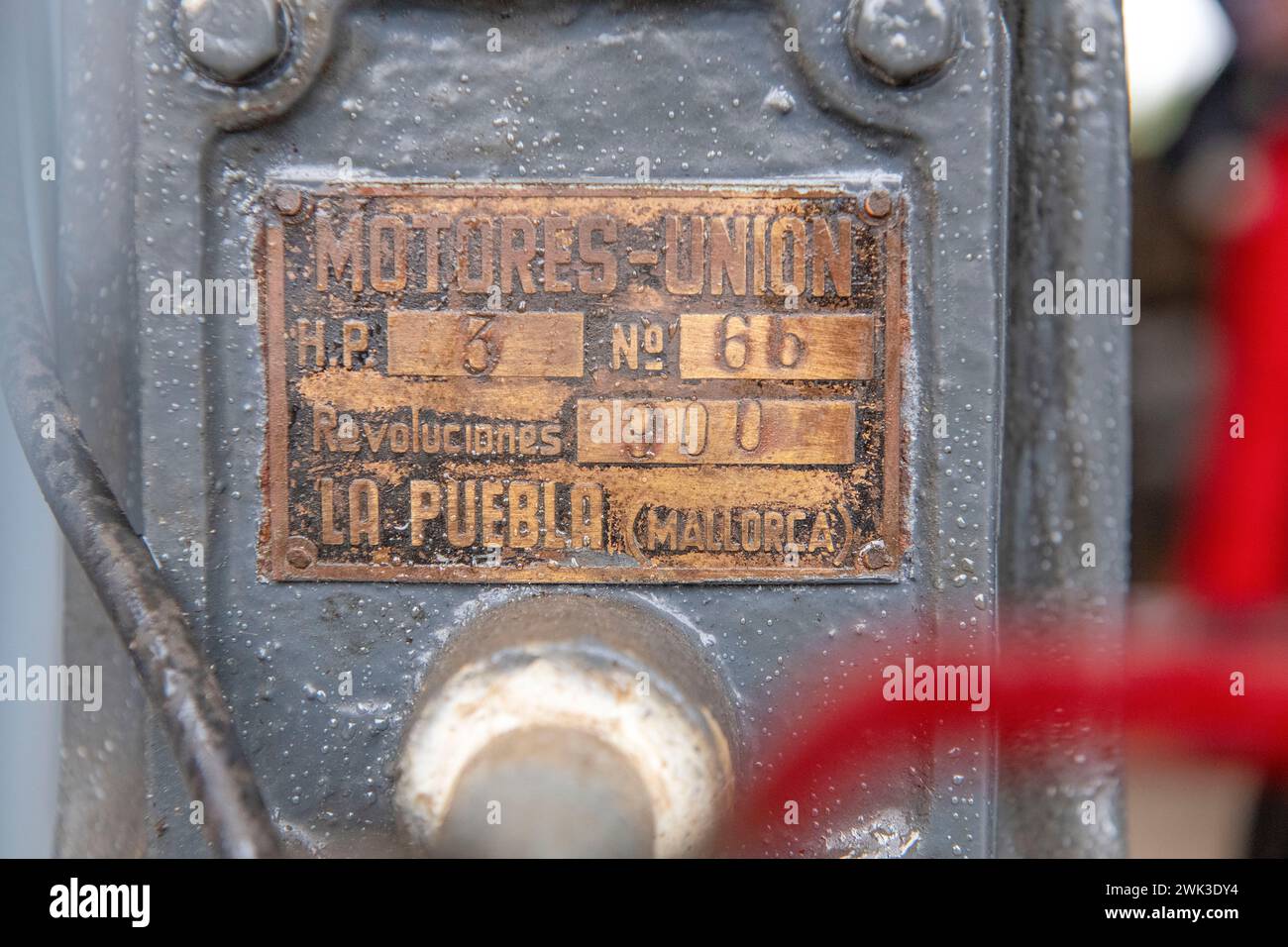 Internal combustion engine of the Motores-Union brand, once produced in ...