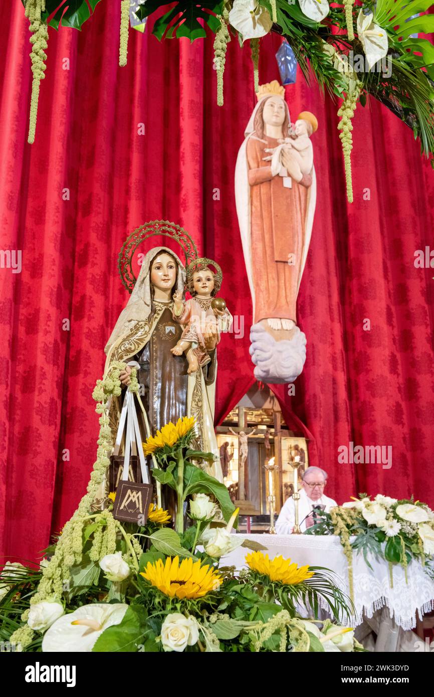 Virgen del carmen kirche hi-res stock photography and images - Alamy