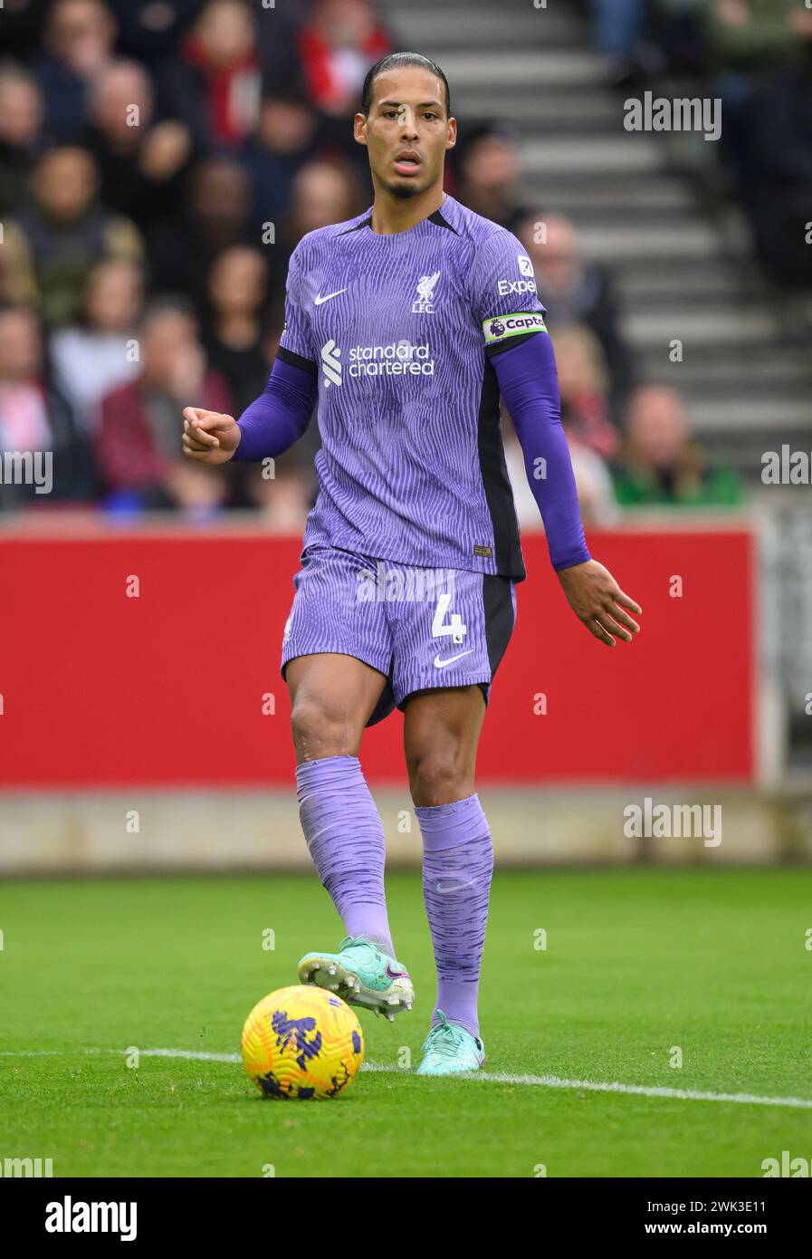 London, UK. 17th Feb, 2024 - Brentford v Liverpool - Premier League ...