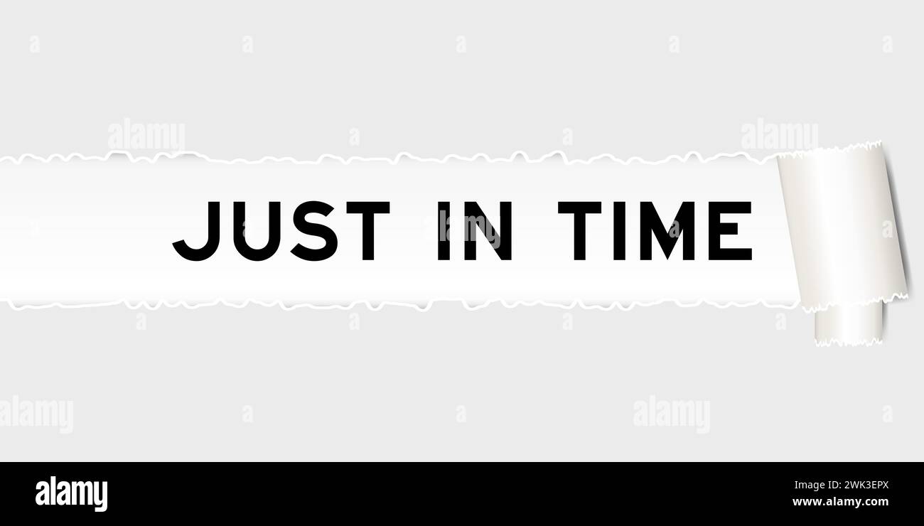 Just in time jit background Stock Vector Images - Alamy