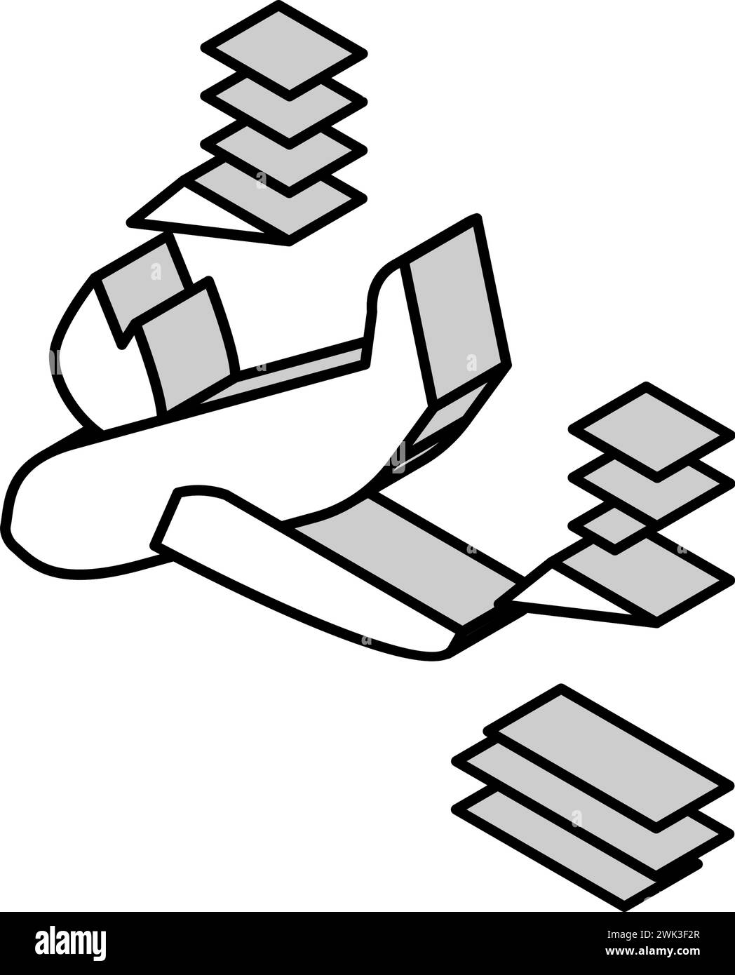 Airplane Fire Test Isometric Icon Vector Illustration Stock Vector Image And Art Alamy 
