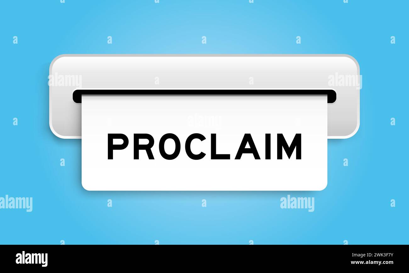 Ticket proclamation hi-res stock photography and images - Alamy