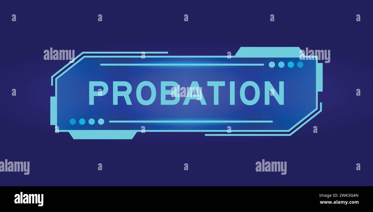 Probation vector vectors hi-res stock photography and images - Alamy