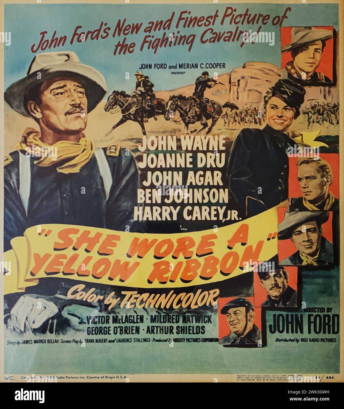 JOHN WAYNE JOANNE DRU JOHN AGAR HARRY CAREY Jr. BEN JOHNSON GEORGE O ...