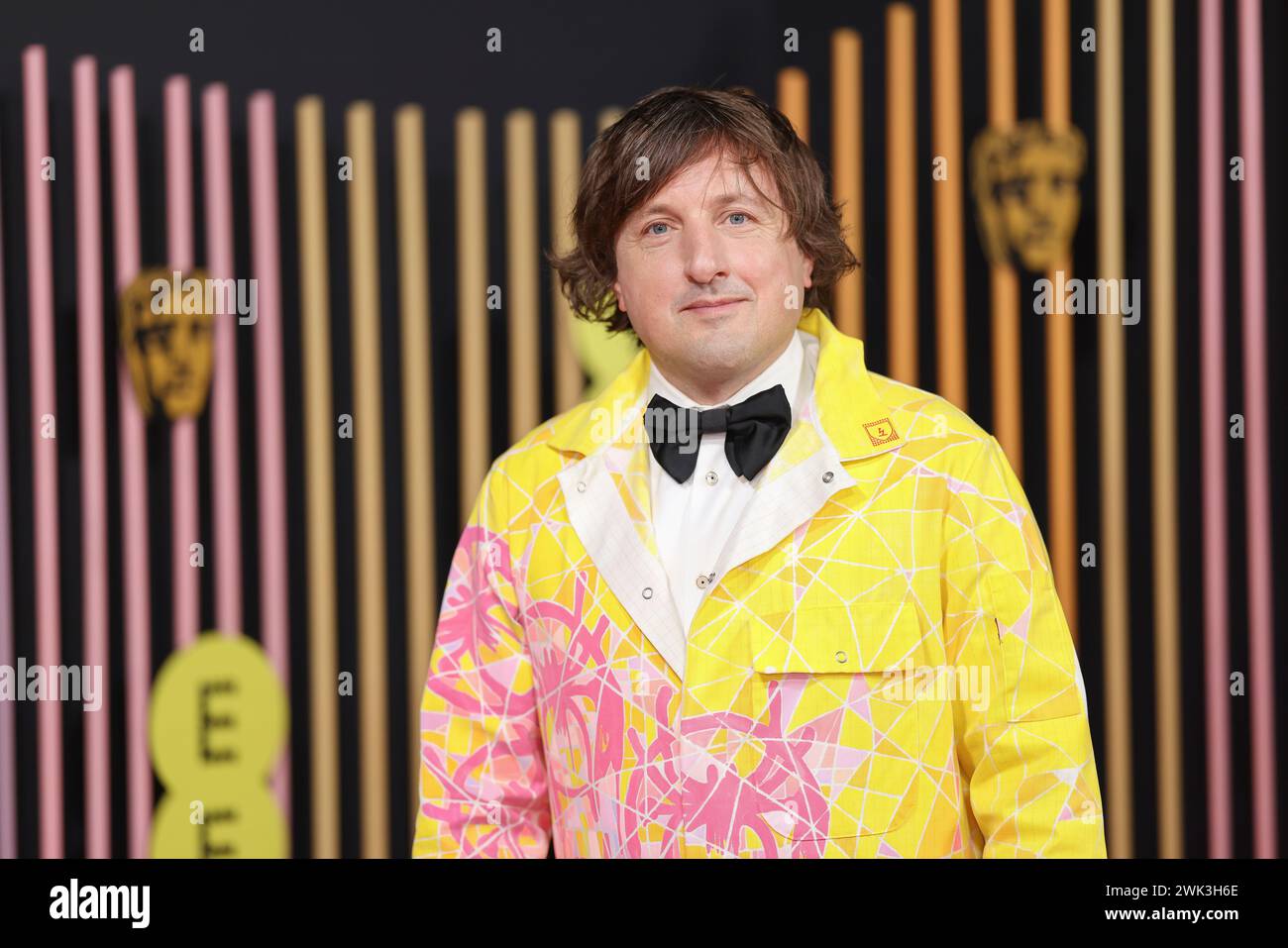 Composer Daniel Pemberton poses for photographers upon arrival at the ...