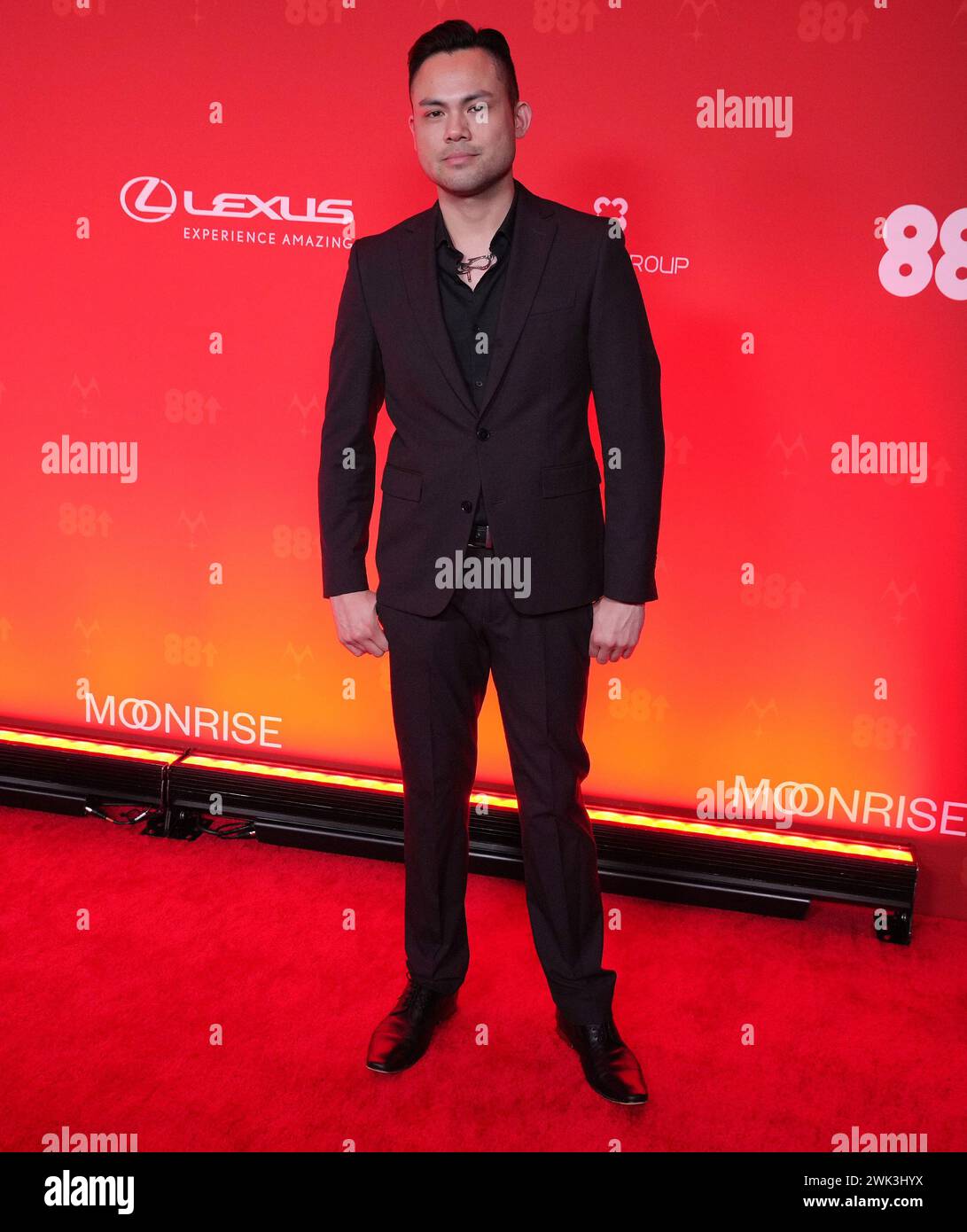 Los Angeles, USA. 17th Feb, 2024. Andrew Dinh arrives at the 88rising's ...