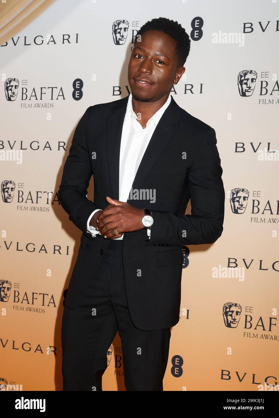 London, UK. 17th Feb, 2024. David Jonsson attends the BAFTA Nominees ...