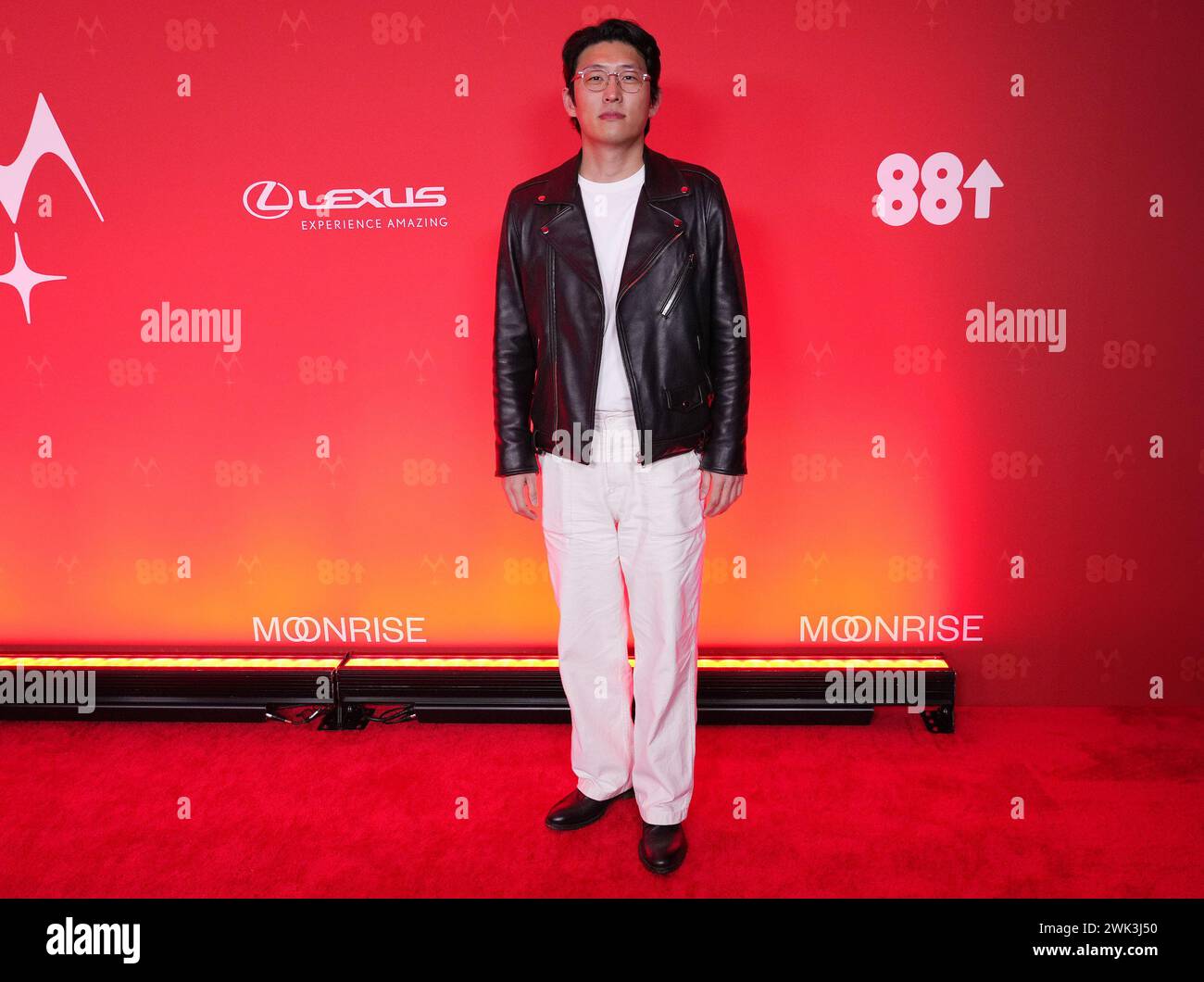 Los Angeles, USA. 17th Feb, 2024. Ko Jun arrives at the 88rising's ...