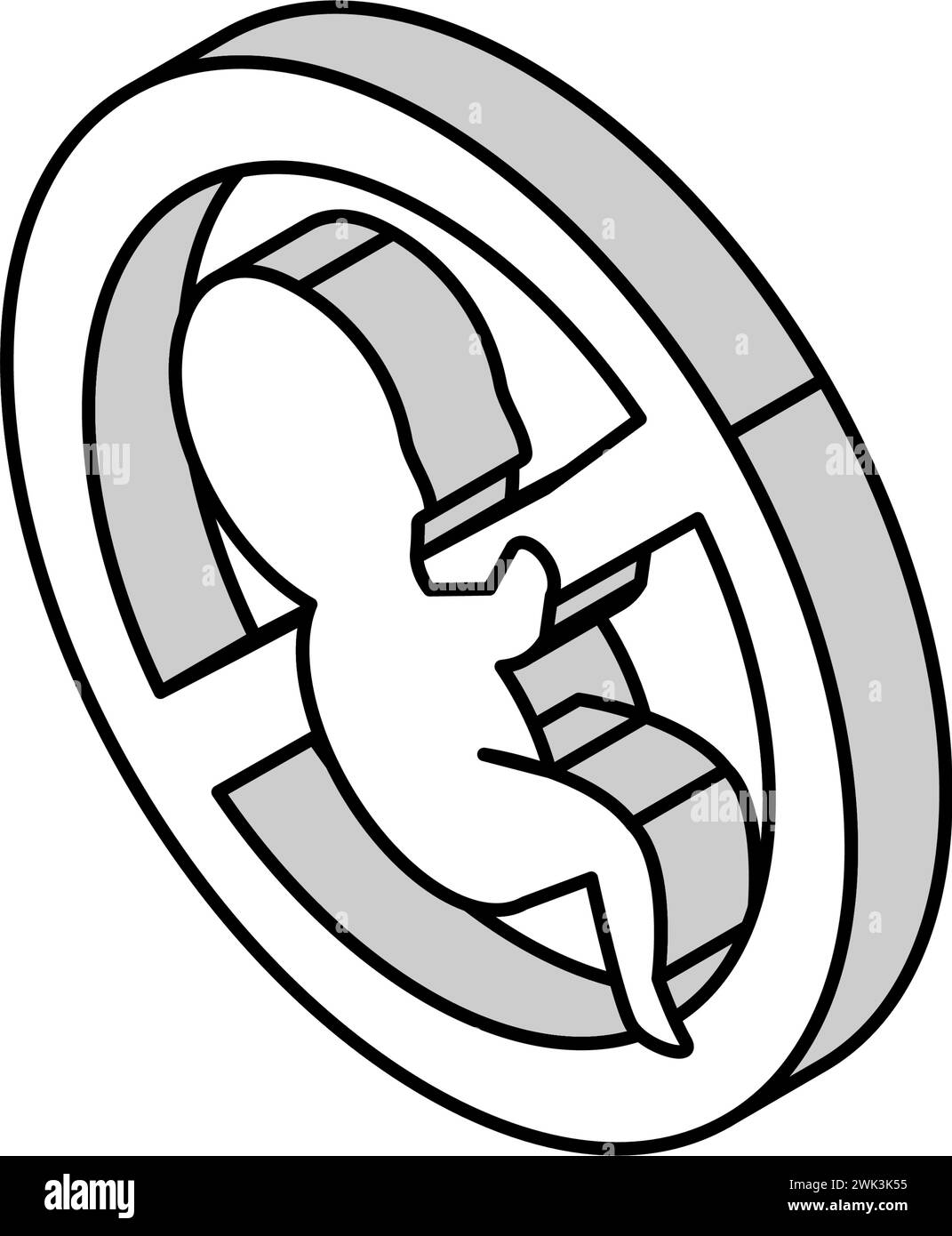 abortion medical procedure isometric icon vector illustration Stock ...