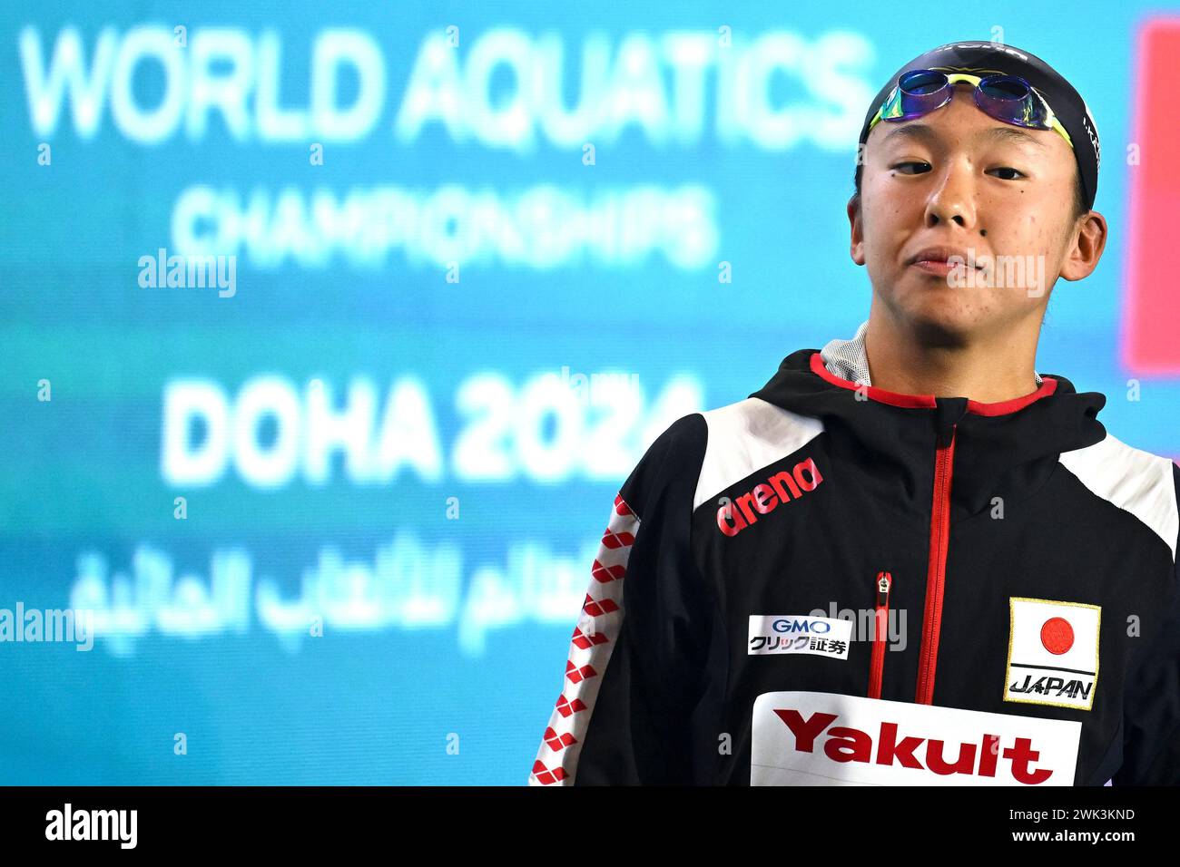 Ichika Kajimoto of Japan prepares to compete in the 800m Freestyle Women Final during the 21st ...