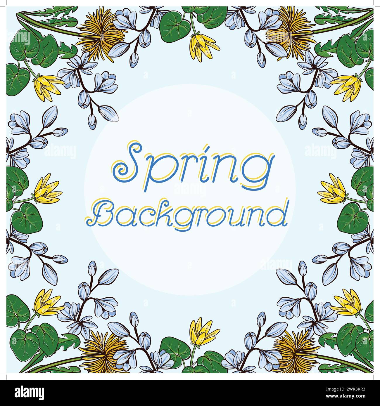 Spring background design Stock Vector Image & Art - Alamy