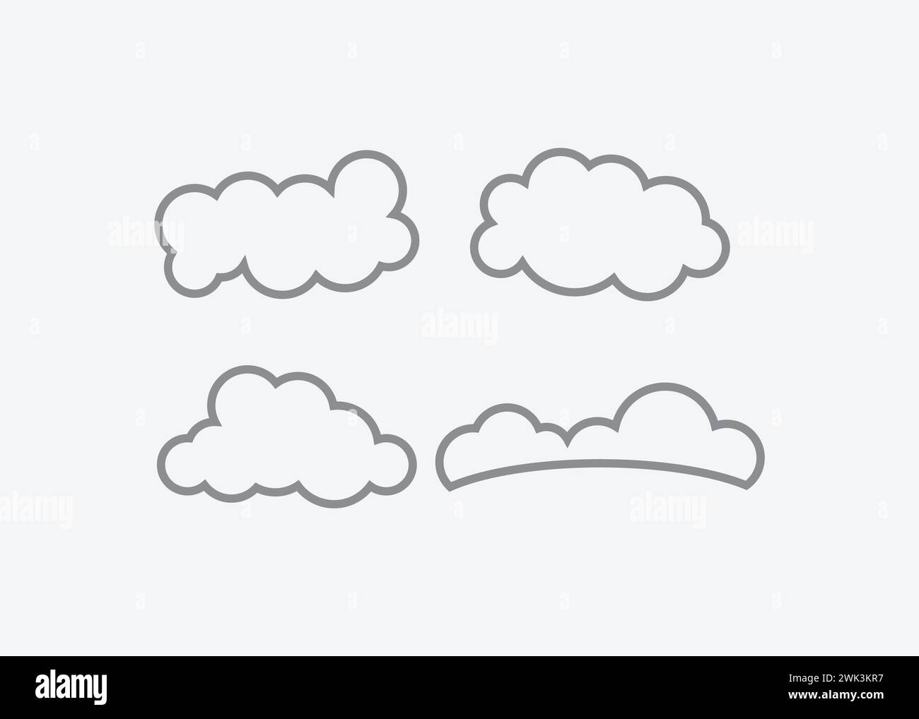 Creative and minimal Cloud vector logo design template. cloud logo ...