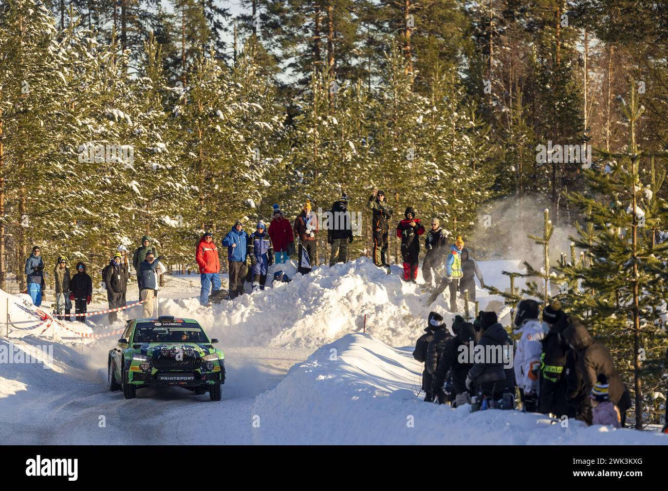36 SOLOWOW Michal, BARAN Maciej, Skoda Fabia RS Rally2, action during ...