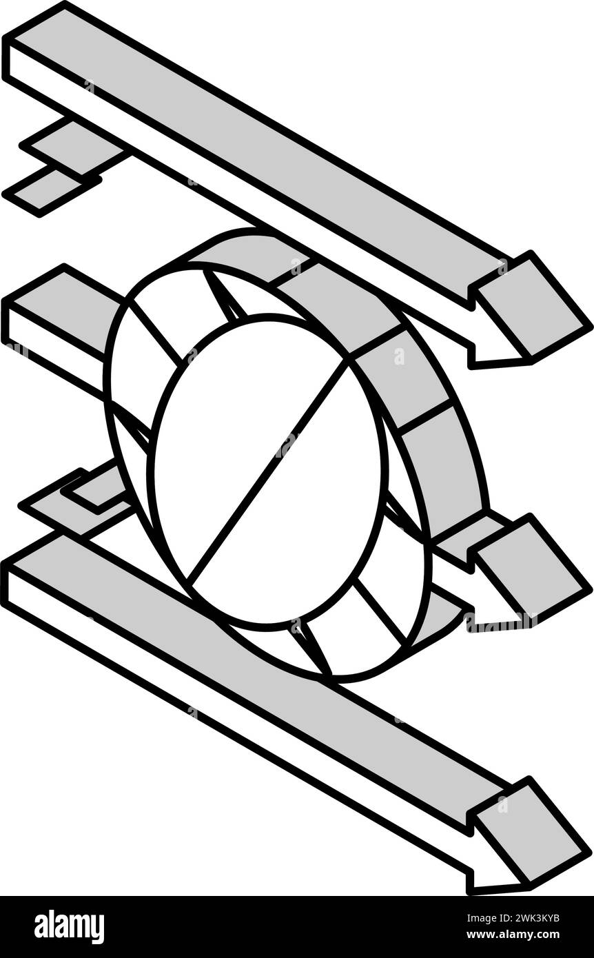 world linear economy isometric icon vector illustration Stock Vector ...
