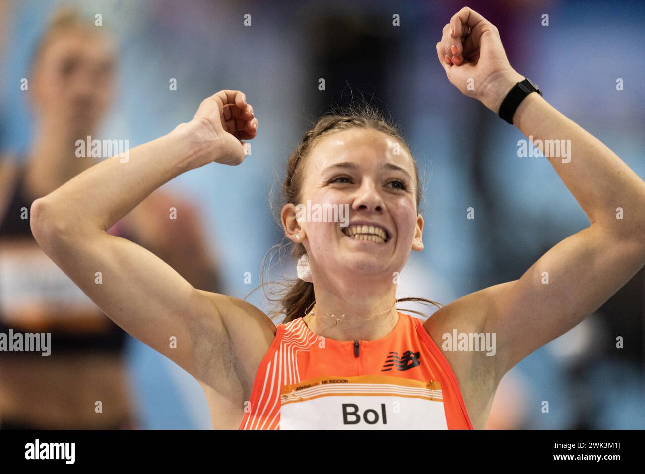 Apaeldoorn, Netherlands. 18th Feb, 2024. APELDOORN, 18-2-2024, Omnisport. NK indoor Atletiek ...