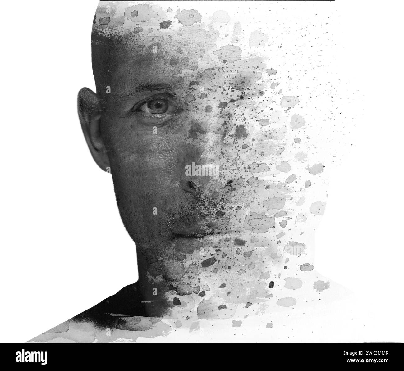 Disappearing man Black and White Stock Photos & Images - Alamy