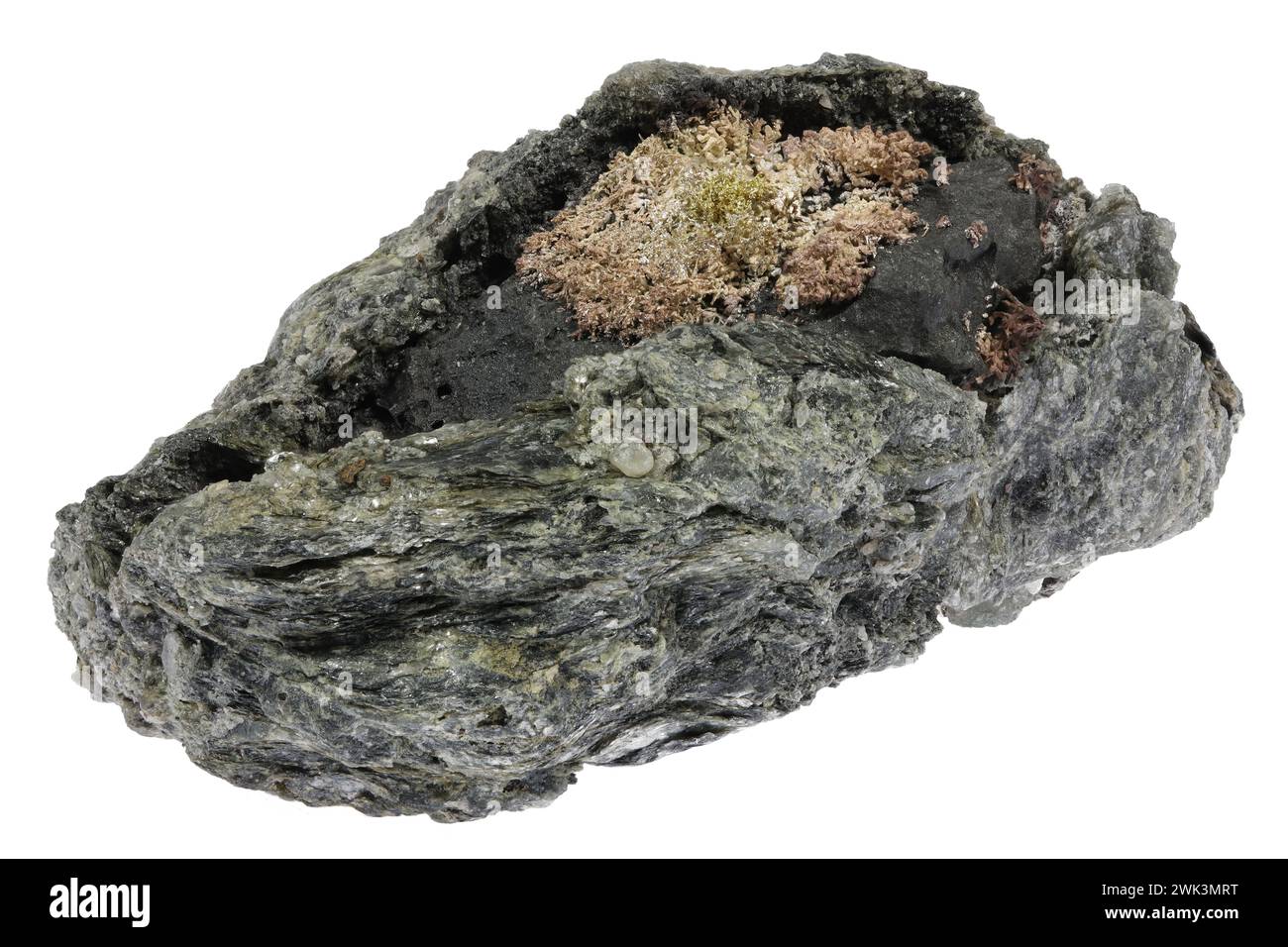 native silver on arsenic from Tellerhäuser, Ore Mountains, Germany ...