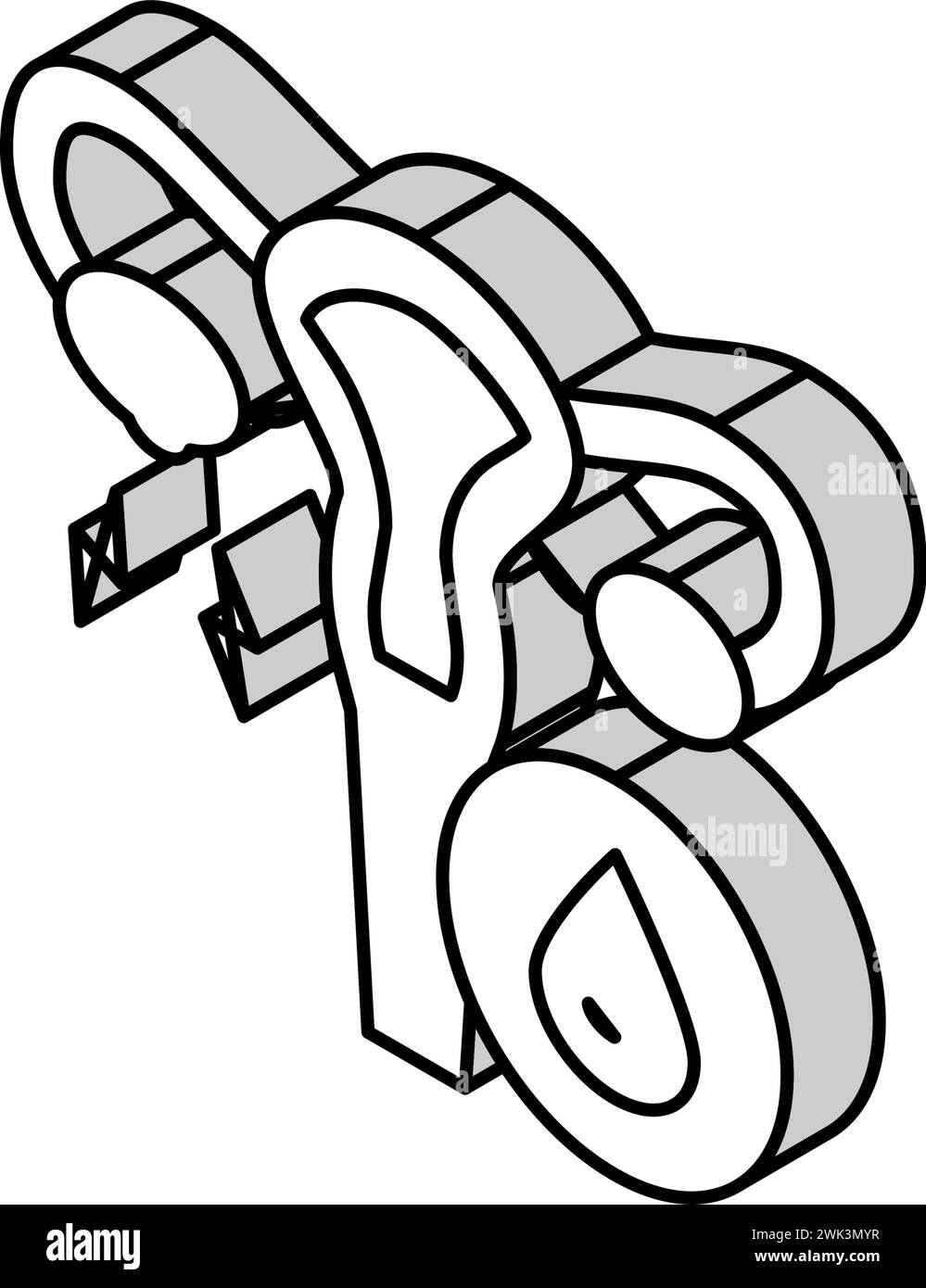 ovarian bleeding isometric icon vector illustration sign Stock Vector ...