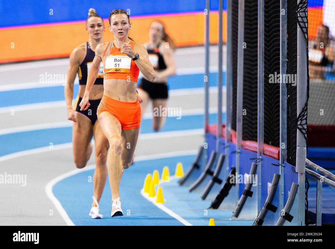 APELDOORN - Femke Bol in action in the 400 meter final during the ...