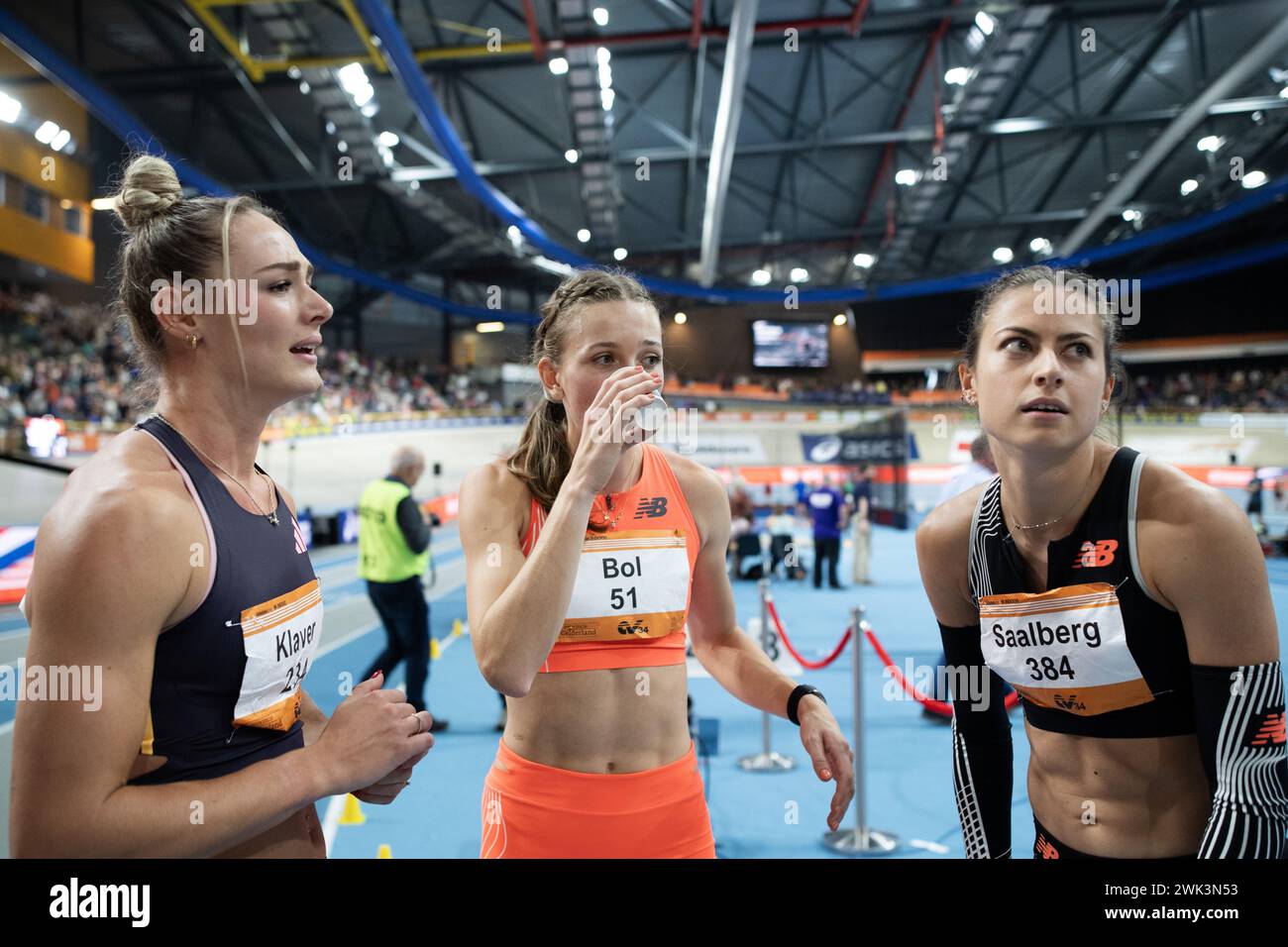 Apaeldoorn, Netherlands. 18th Feb, 2024. APELDOORN, 18-2-2024, Omnisport. NK indoor Atletiek ...