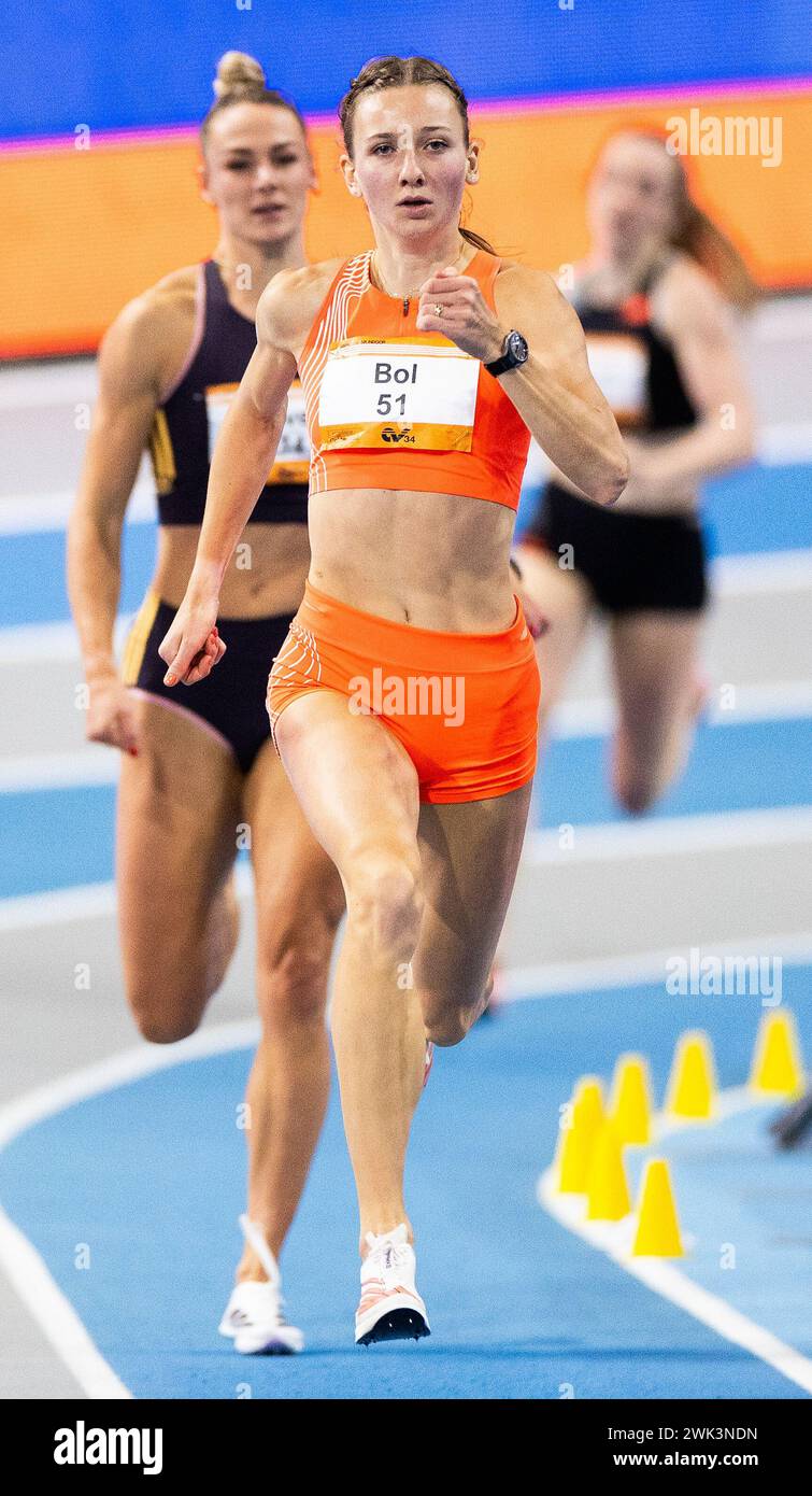 APELDOORN - Femke Bol in action in the 400 meter final during the ...