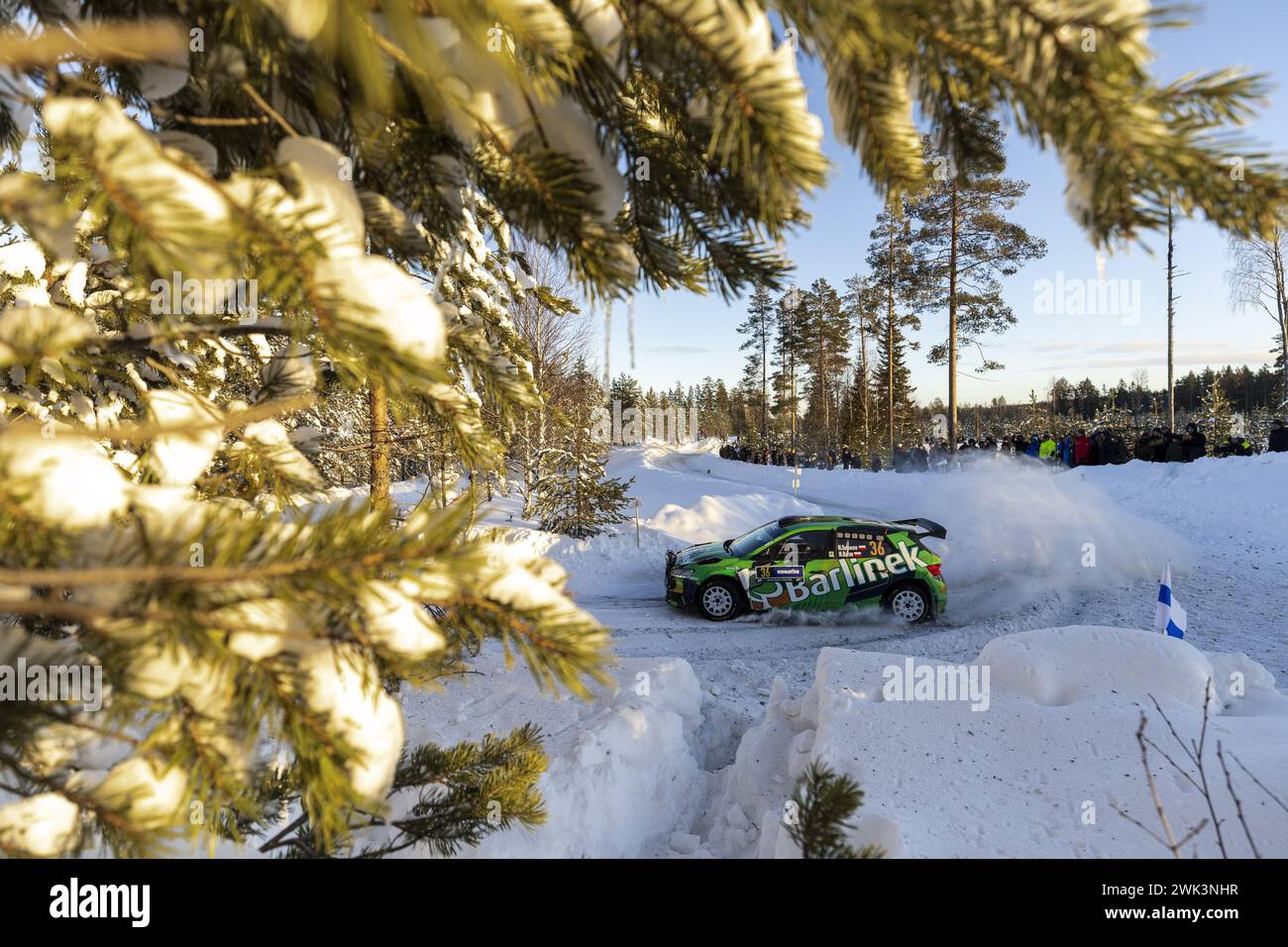 36 SOLOWOW Michal, BARAN Maciej, Skoda Fabia RS Rally2, action during ...