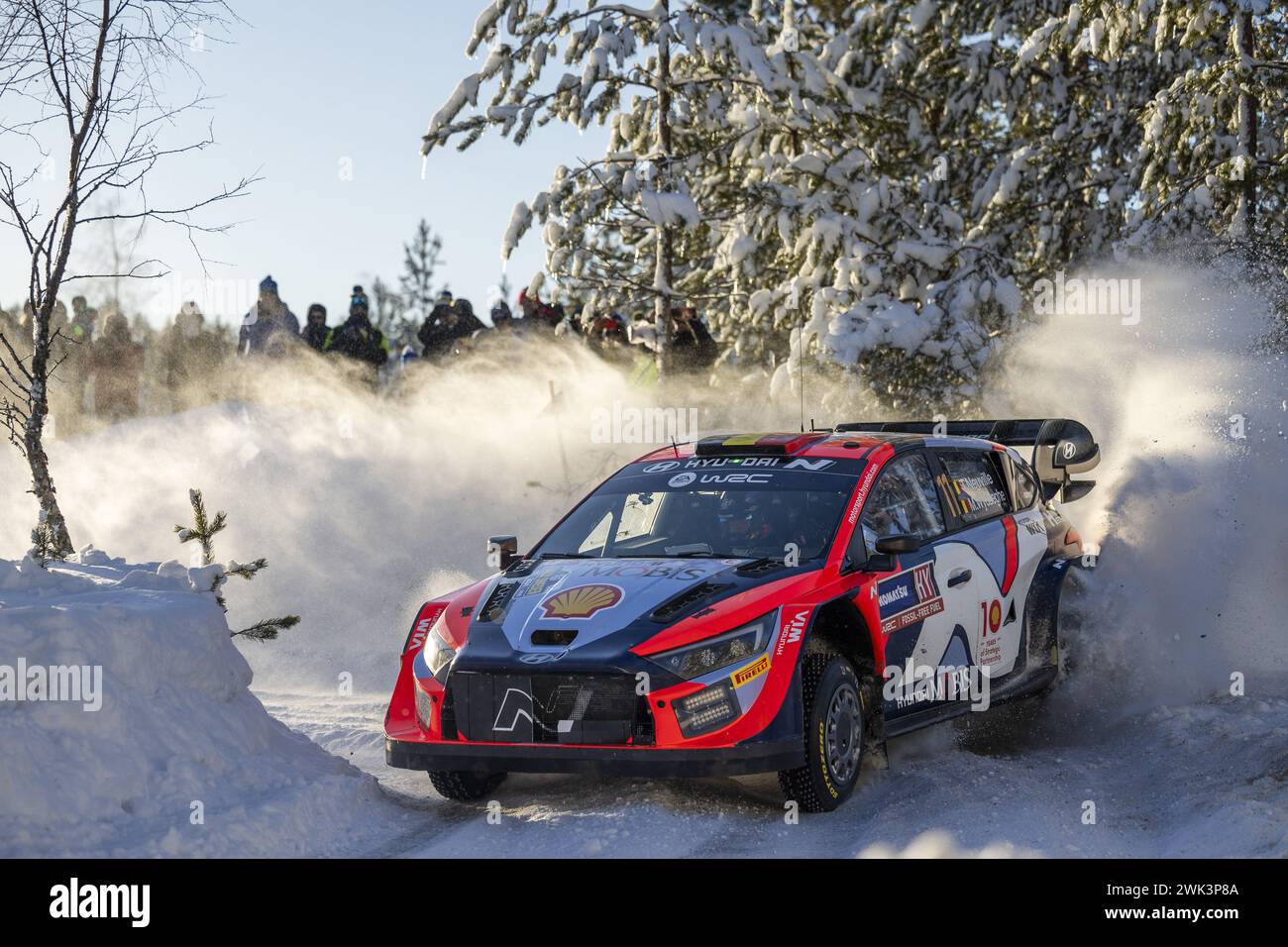 11 NEUVILLE Thierry, WYDAEGHE Martijn, Hyundai I20 Rally1, action ...