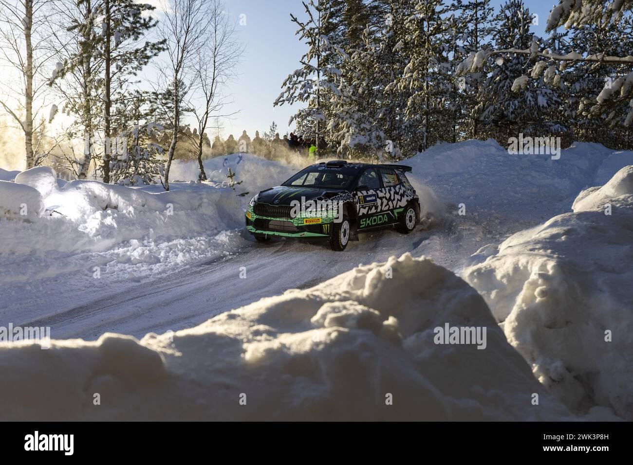 21 SOLBERG Oliver, EDMONDSON Elliott, Skoda Fabia RS Rally2, action ...