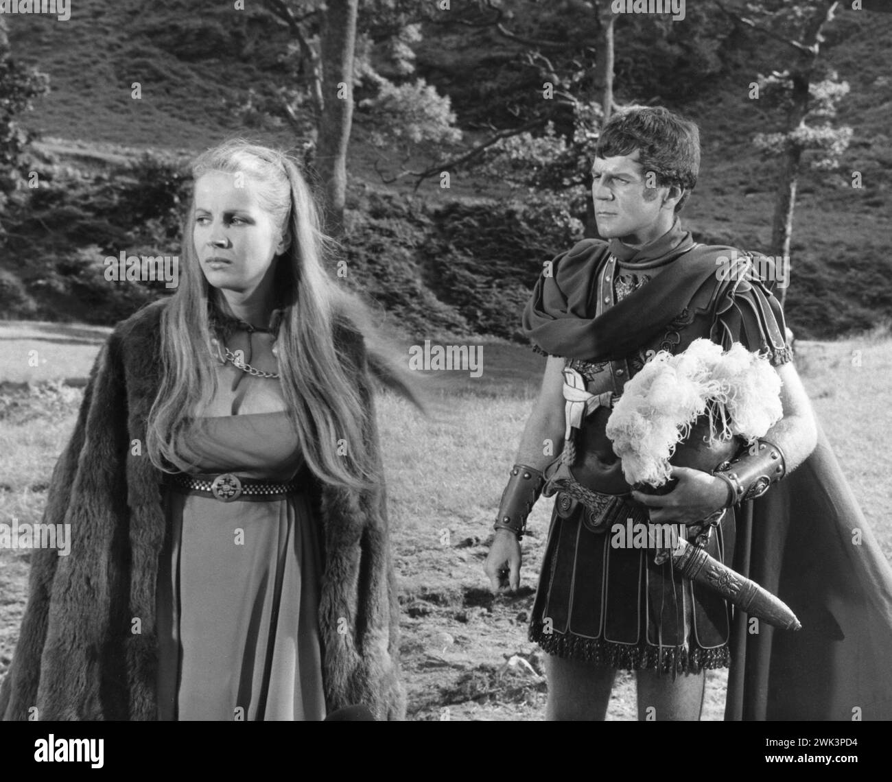 CARITA and DON MURRAY in a scene from THE VIKING QUEEN 1967 Director ...